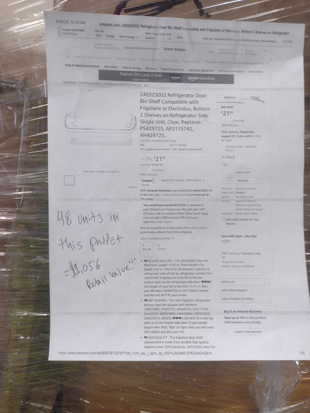 Amazon Liquidation Pallets – Wrapped Pallets Liquidation