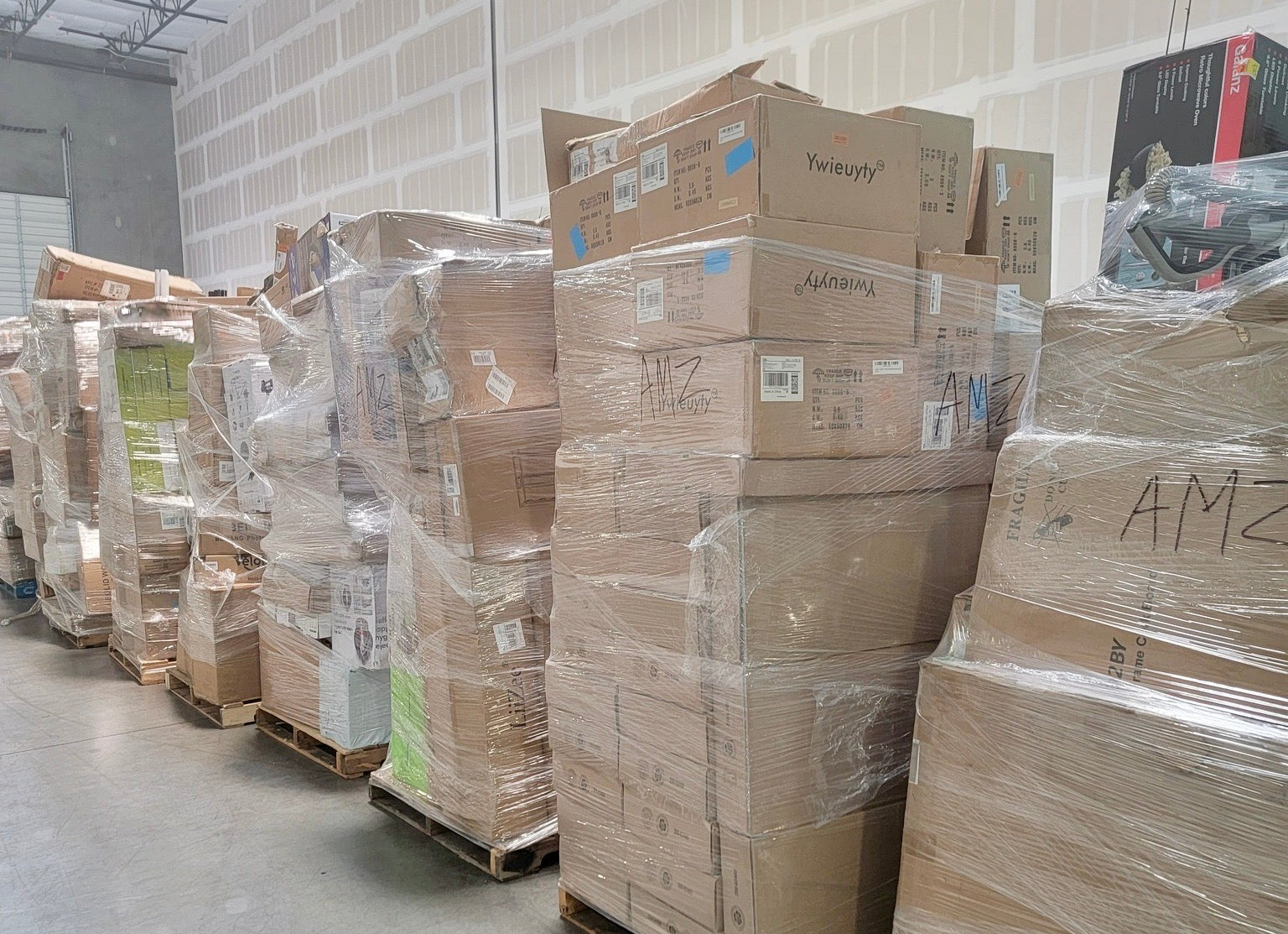 Wrapped Pallets Liquidation