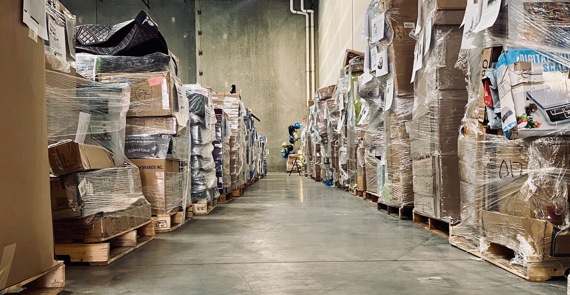 Wrapped Pallets Liquidation