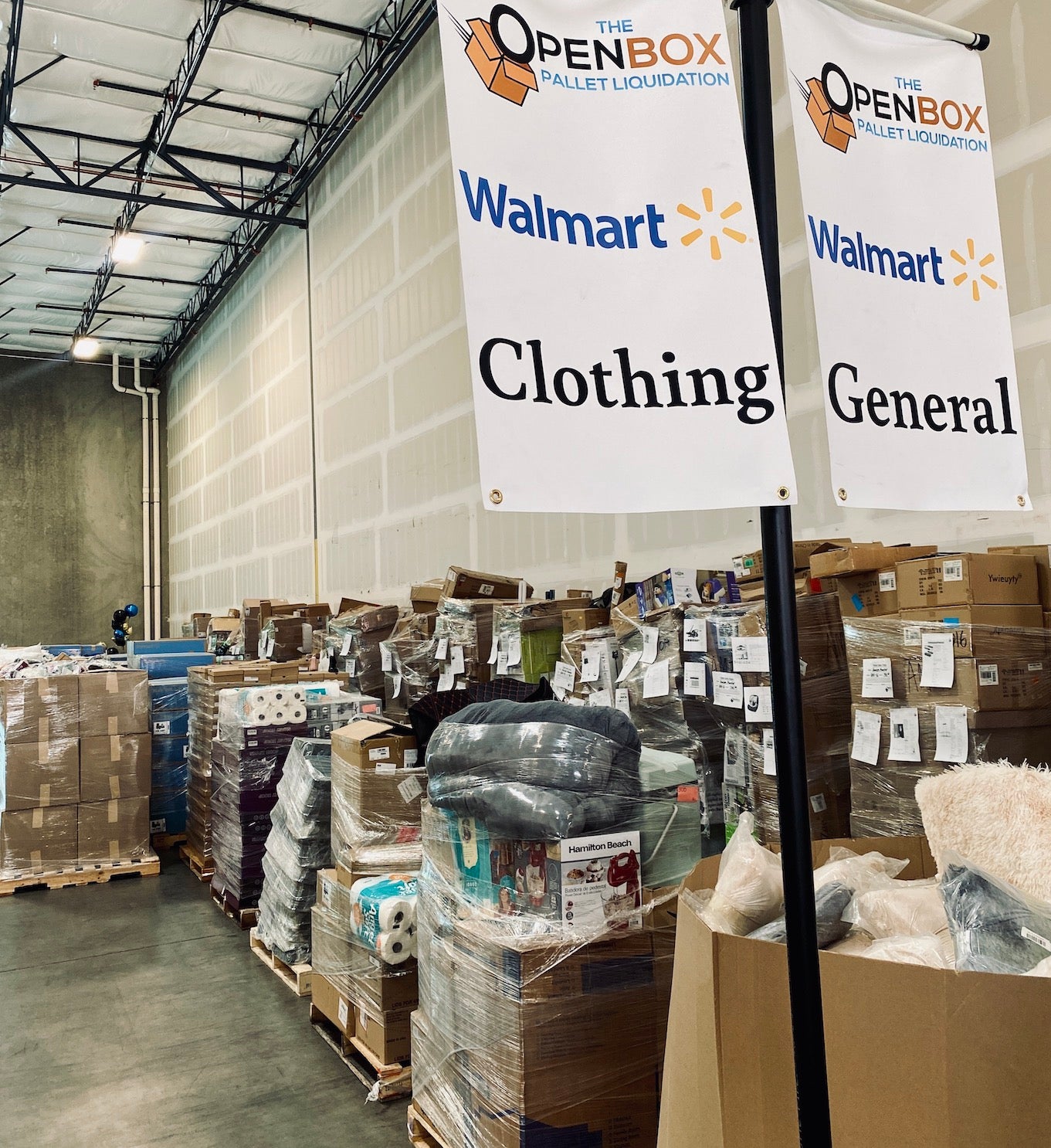 Wrapped Pallets Liquidation